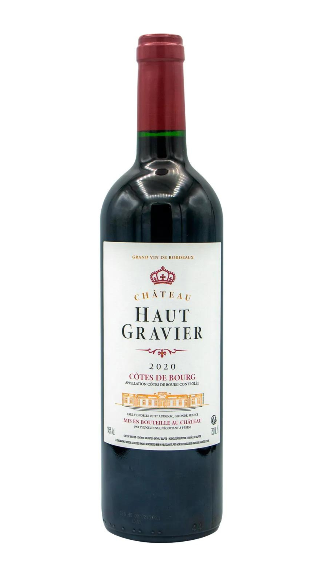 2020 Chateau Haut Gravier Cotes de Bourg 12x750ml